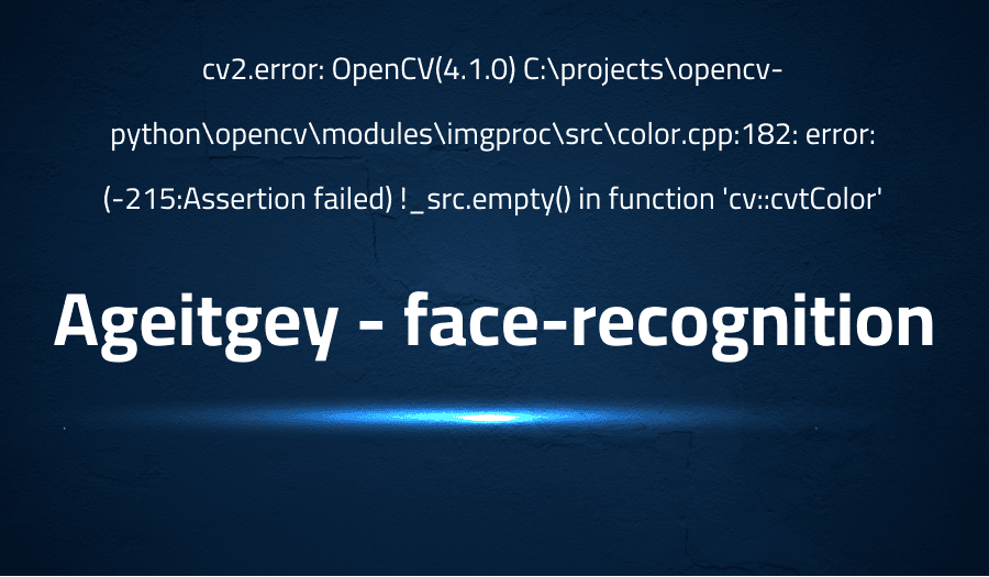 Cv2 error OpenCV 4 1 0 C projects opencv python opencv modules imgproc src color cpp 182 
